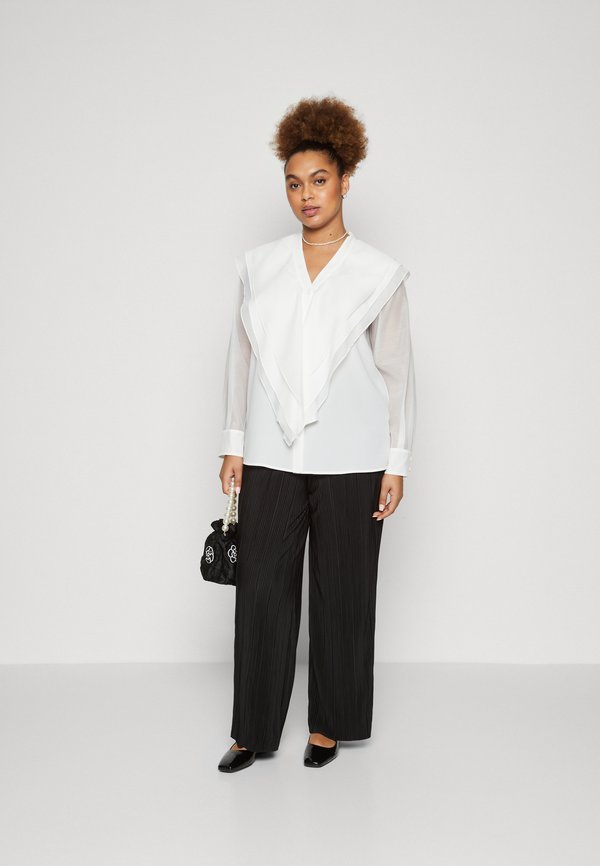 BOSS BINADI - T-shirt med print - open white/vit - Zalando.se