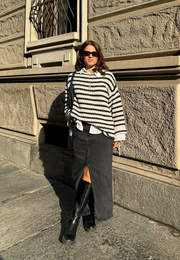 BOSS REBBY - Kozaki na platformie/czarny - Zalando.pl