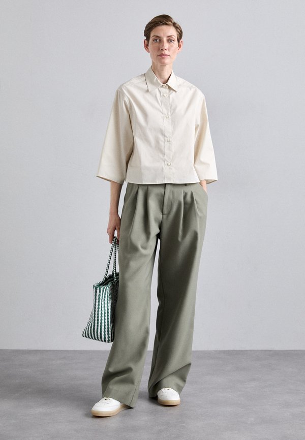 Won Hundred CAMILLE - Stoffhose - vetiver/khaki - Zalando.de