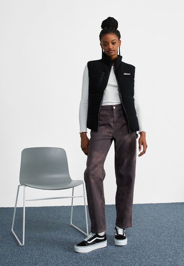 Vans KNU STACK - Skateschoenen - black/true white/zwart - Zalando.nl