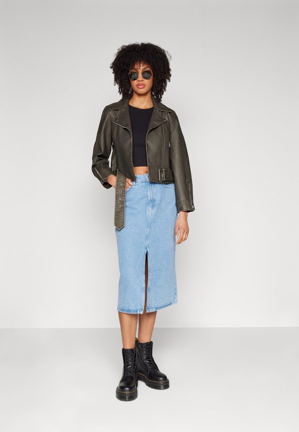 My Essential Wardrobe MWLOUIS - Wickelrock - black wash/schwarz - Zalando.ch