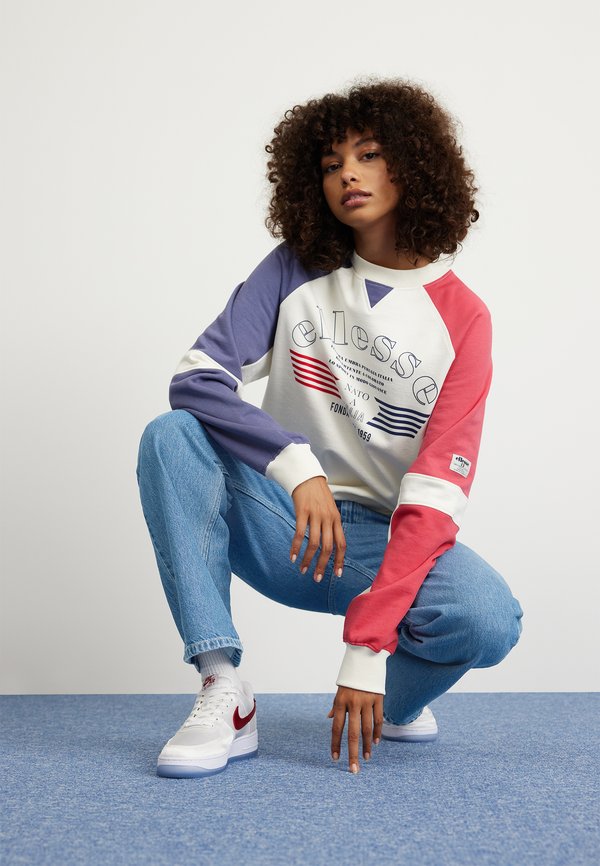 Nike Sportswear COURT VISION - Sneaker low - white/sea coral/volt black/weiß - Zalando.at