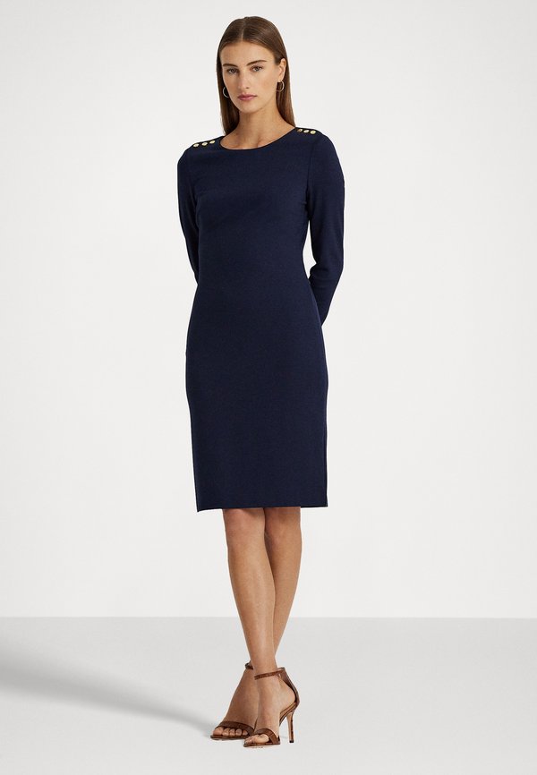 Lauren Ralph Lauren Petite CHARLEY SLEEVELESS DAY DRESS - Jerseykleid - lighthouse navy ...