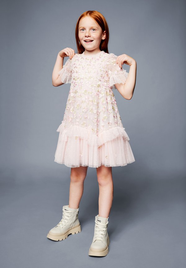 Needle & Thread EVENING PRIMROSE KIDS DRESS FLOWER EMBROIDERY ...