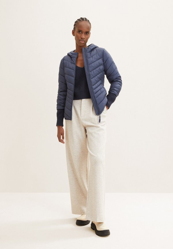TOM TAILOR DENIM LIGHT WEIGHT PUFFER JACKET - Winterjas - indigo ink blue/donkerblauw - Zalando.nl