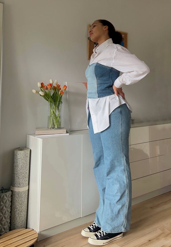 Levi's® SHELLSEA OVERALL - Top - hey friend/light-blue denim - Zalando ...