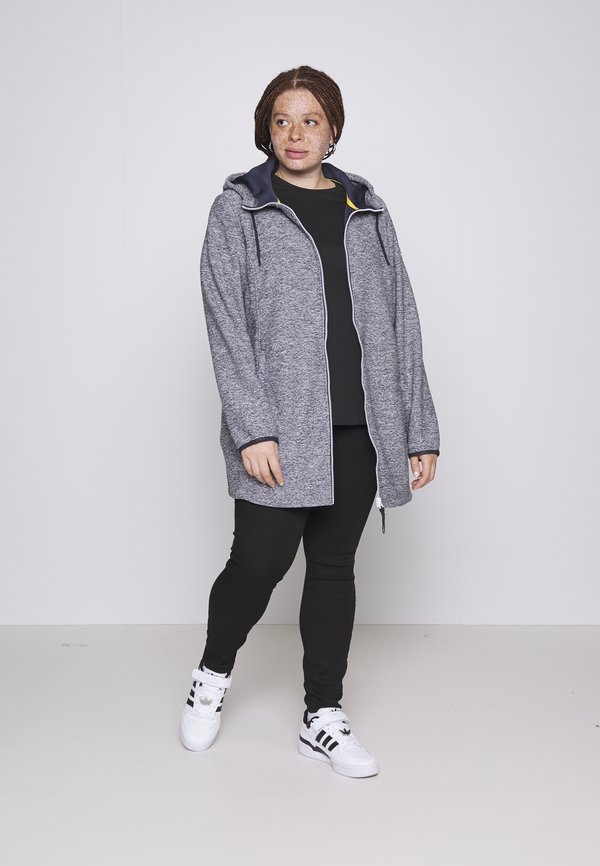 Zizzi SUPER SLIM AMY JEANS MIT HOHER TAILLE - Jeans Skinny Fit - black ...