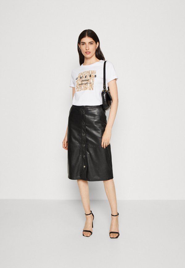 Anna Field T-shirts med print - white/hvit - Zalando.no