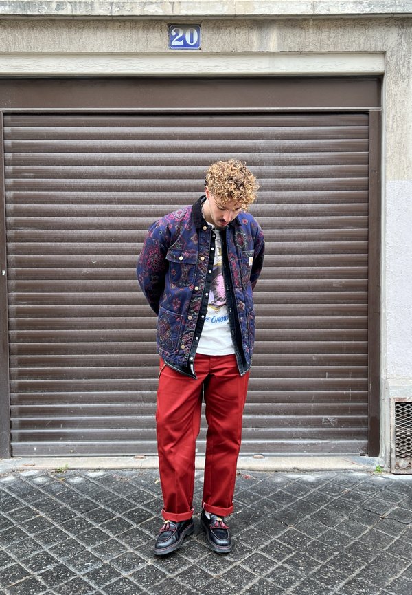 Carhartt WIP WELDON - Hemd - blue heavy stone wash/bleached denim ...