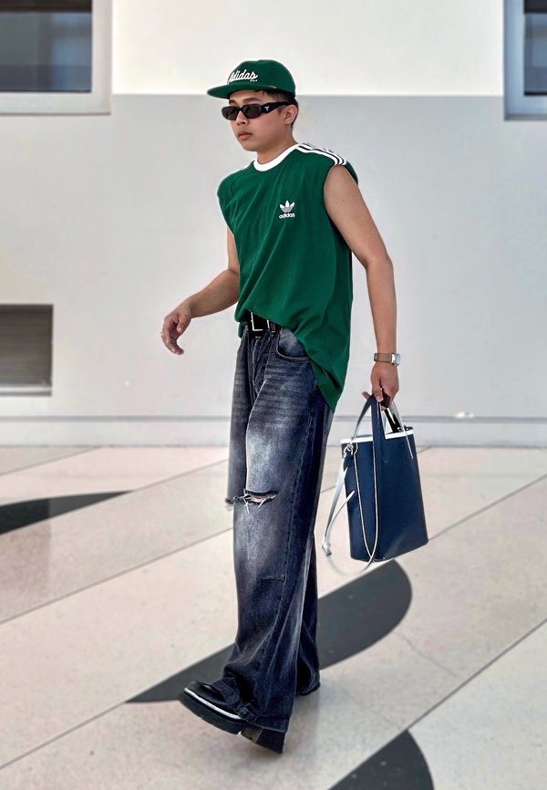 adidas Sportswear ESSENTIALS SINGLE 3-STRIPES - T-shirts print - black ...