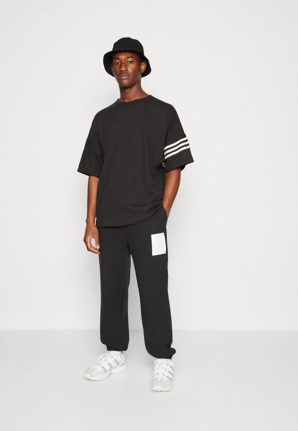 adidas Originals SHORT HOOD - T-Shirt print - black/schwarz - Zalando.ch