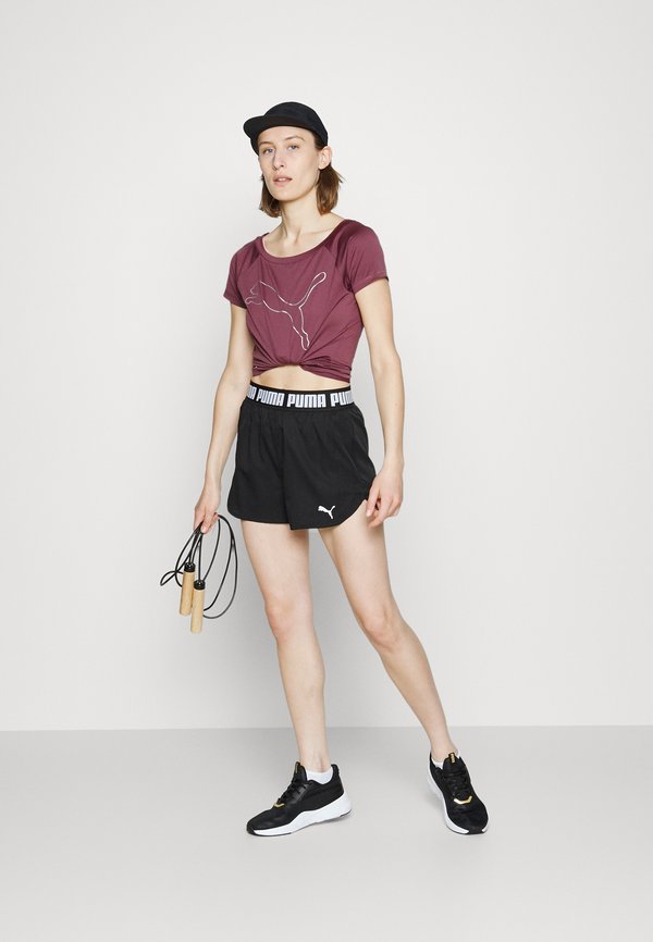 Puma STUDIO FOUNDATION SHORT - Collants - puma black/noir - ZALANDO.FR