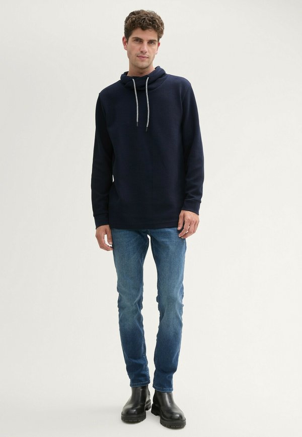 TOM TAILOR REGULAR TAPERED - Jeans Tapered Fit - tinted blue denim ...
