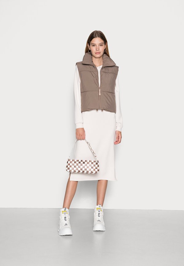Buffalo VEGAN ASPHA MID - Plateaustøvletter - white/hvid - Zalando.dk
