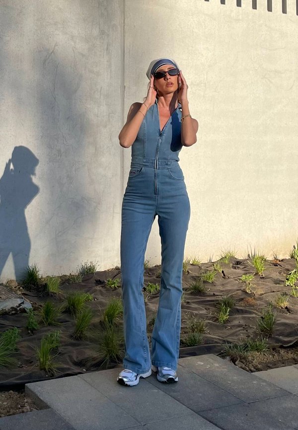 Pepe Jeans EVELYN - Overall / Jumpsuit - denim/blå denim - Zalando.se