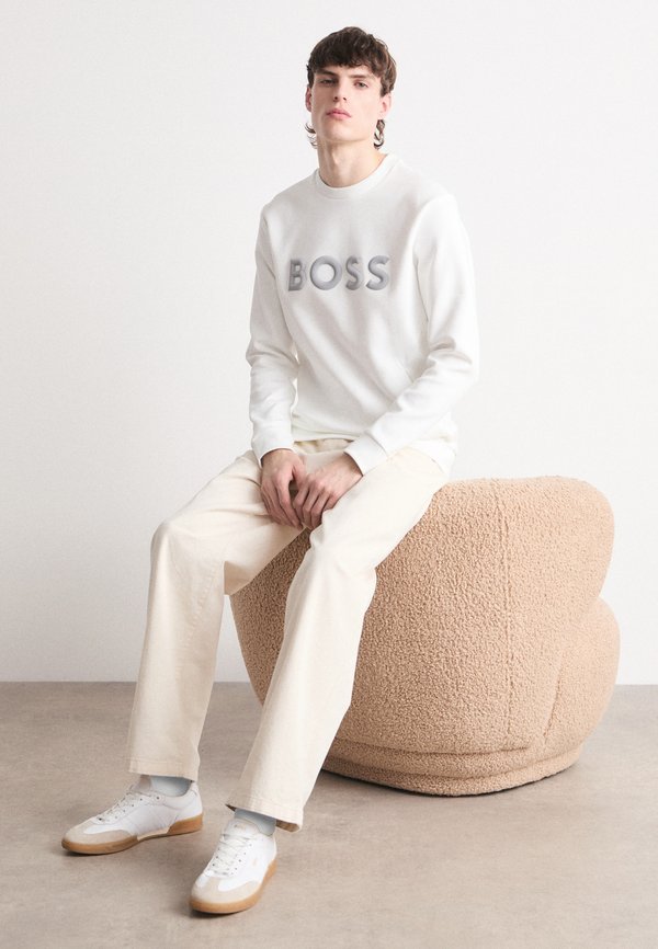 BOSS RINOS - Strickpullover - white/weiß - Zalando.de