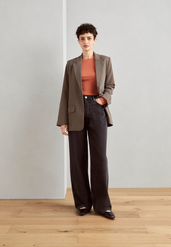 NA-KD DOUBLE BREASTED - Blazer - brown/braun - Zalando.at