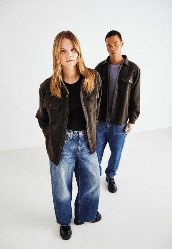 Edwin JOWEN OVERSHIRT UNISEX - Hemd - brown/braun - Zalando.de
