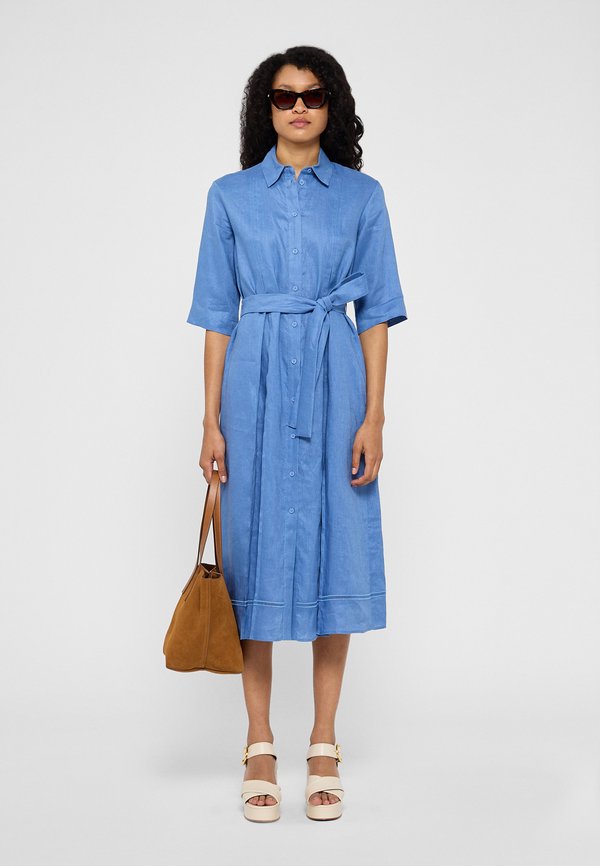 Object OBJTILDA ISABELLA DRESS - Blusenkleid - blue indigo/blau ...