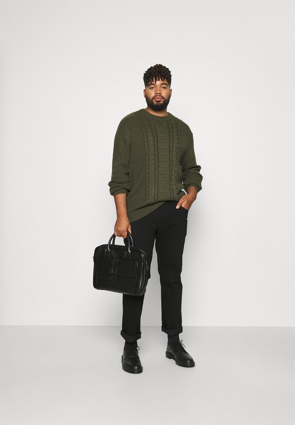 Zign LEATHER UNISEX - Computertasker - black/sort - Zalando.dk