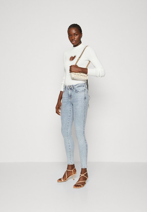 Guess GIULLY MINI FLAP - Handtas - ash rose/donkerroze - Zalando.be