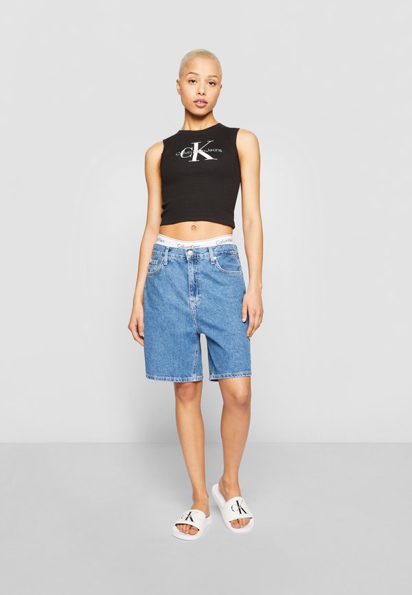Calvin Klein Jeans CK TANK - Top - bright white/white - Zalando.co.uk