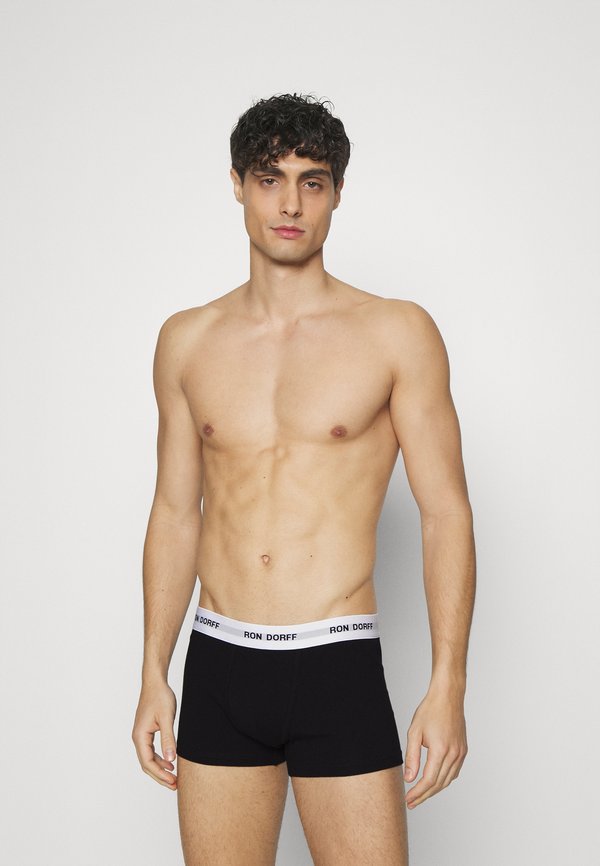 Ron Dorff Front Briefs Weekend 3 Pack Kalhotky Blackwhitenavy