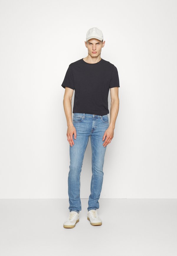 7 for all mankind SLIMMY TAPERED - Jeans Tapered Fit - dark blue/blu ...