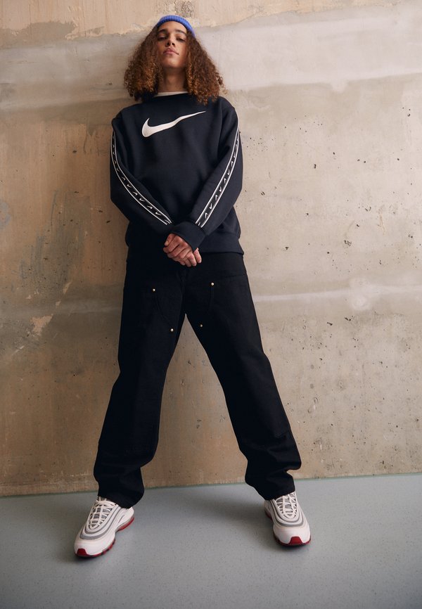 Nike Sportswear M M NSW NIKE AIR FT CREW - Sweater - black/zwart ...