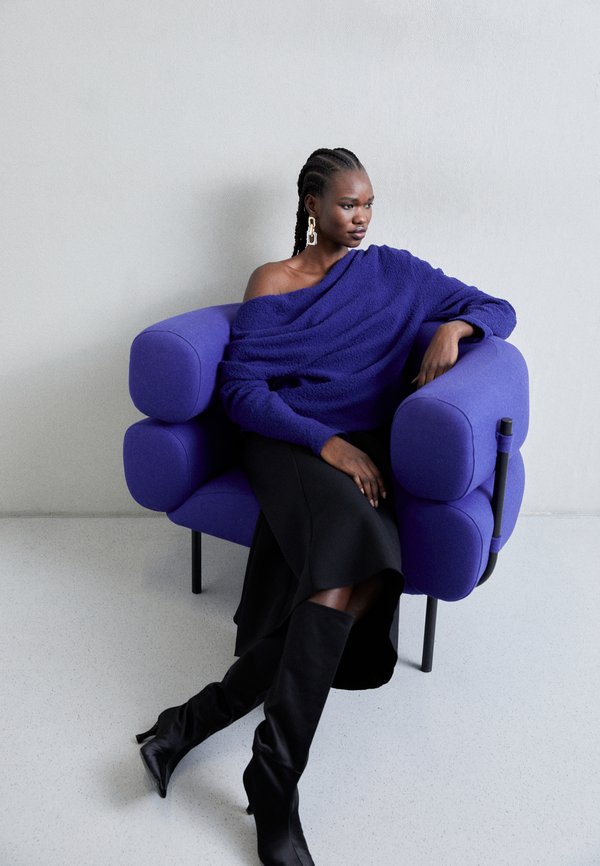 Polo Ralph Lauren AMLA SKIRT MID - Jupe trapèze - channel blue/bleu - ZALANDO.FR