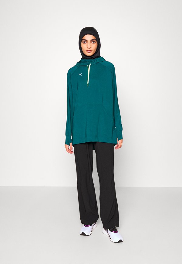 Puma MODEST ACTIVEWEAR WIDE LEG PANT - Spodnie treningowe - black ...