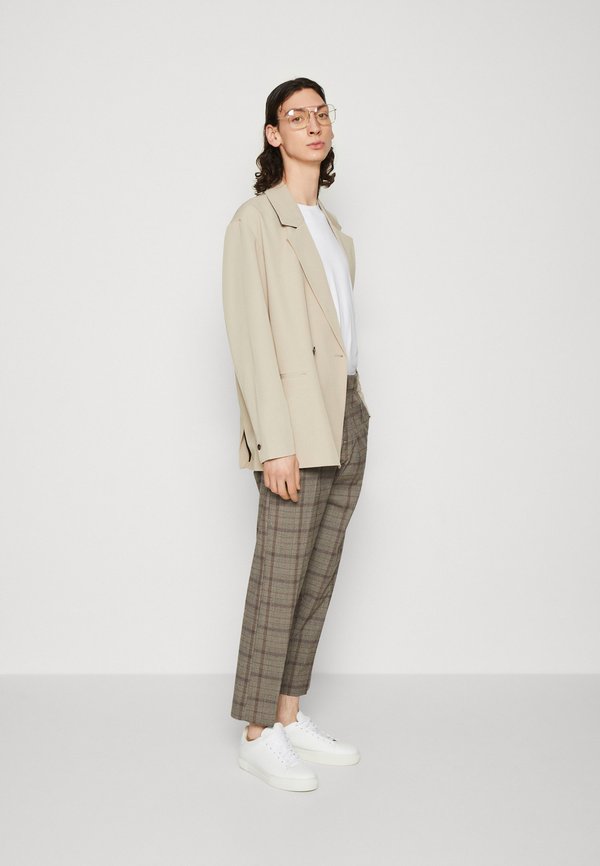 Jack & Jones MARCO PHIL CHECK - Broek - dark grey/donkergrijs - Zalando.nl