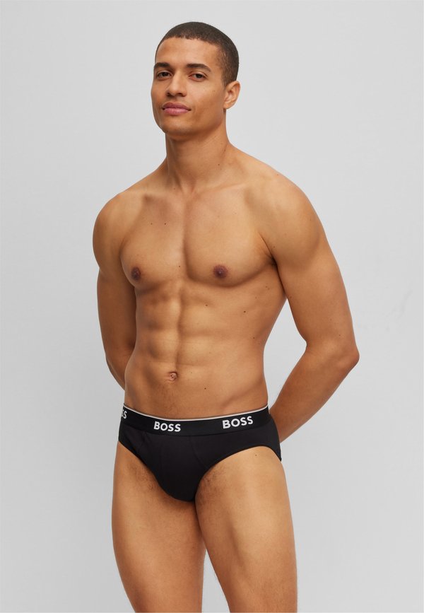 Levi's® MEN SOLID BASIC BRIEF 4 PACK - Slip - black/noir - ZALANDO.FR