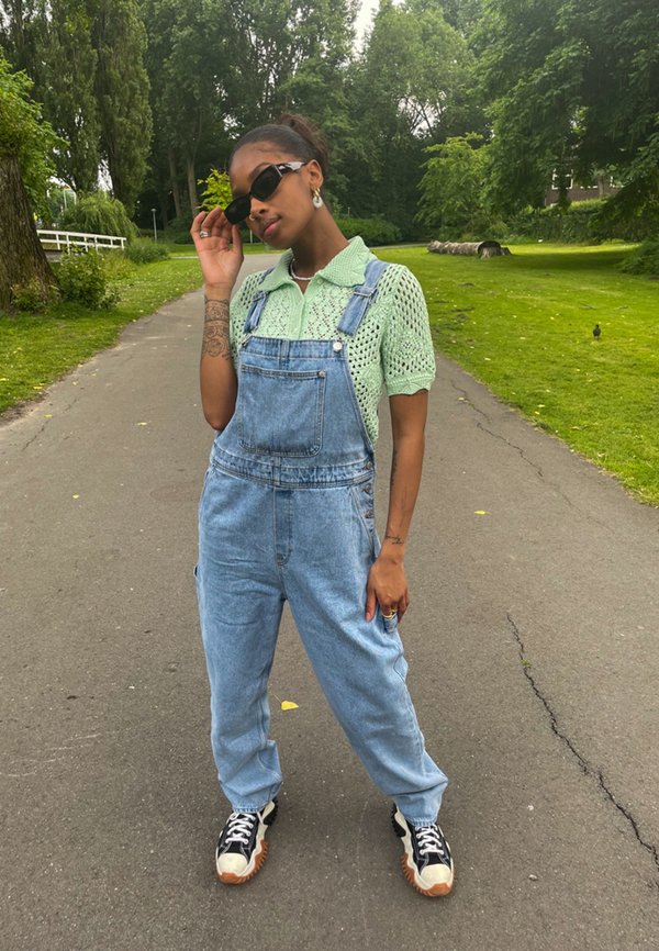 Vans WM GROUND WORK OVERALL - Tuinbroek - black/zwart - Zalando.be