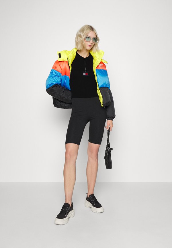 Tommy Jeans HIGH SHINE FASHION PUFFER - Vinterjacka - deep sky blue/blå ...