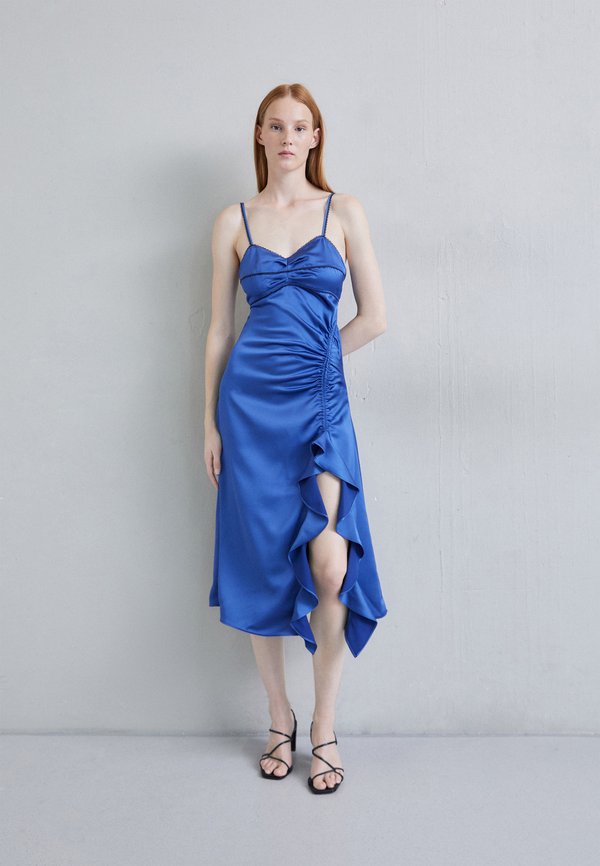 Designers Remix Sadie Dress Koktailové šaty Večierkové šaty Blue