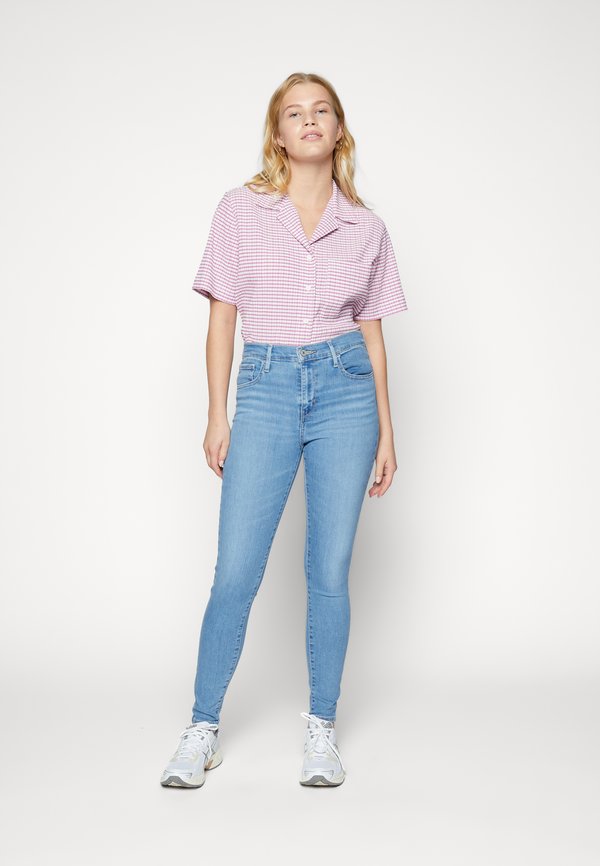 Levi's® 721™ HIGH RISE SKINNY - Jeans Skinny Fit - blue wave mid med ...