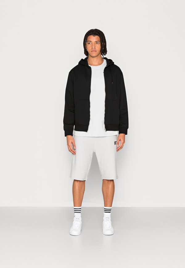 Weekday STANDARD ZIP HOODIE UNISEX - Zip-up sweatshirt - black - Zalando.ie