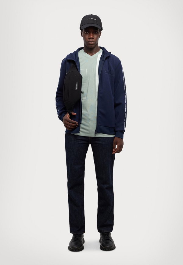 EA7 Emporio Armani Mikina na zip - blu navy/tmavě modrá - Zalando.cz