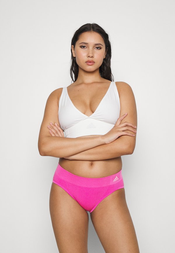Adidas Sportswear Longline Plunge Lounge Bustier White Grey