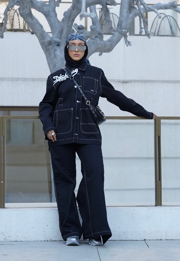 Ed Hardy BORN-WILD BOYFRIEND - Jeans Relaxed Fit - washed black/sort ...