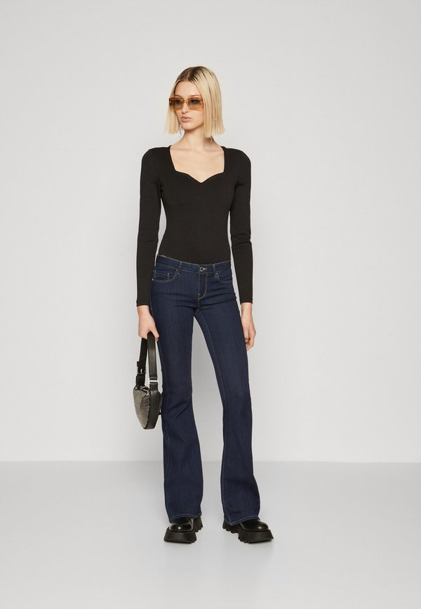 ONLY Tall ONLPAOLA - Flared Jeans - dark blue denim/donkerblauw - Zalando.nl