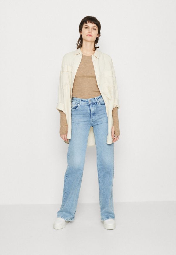 GAI+LISVA ANNA TURTLENECK - Stickad tröja - off white/offwhite - Zalando.se
