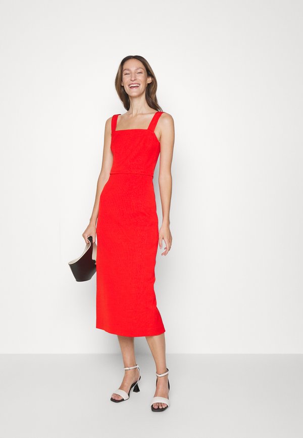 Polo Ralph Lauren SHORT SLEEVE DRESS - Robe de soirée - red/rouge - ZALANDO.CH